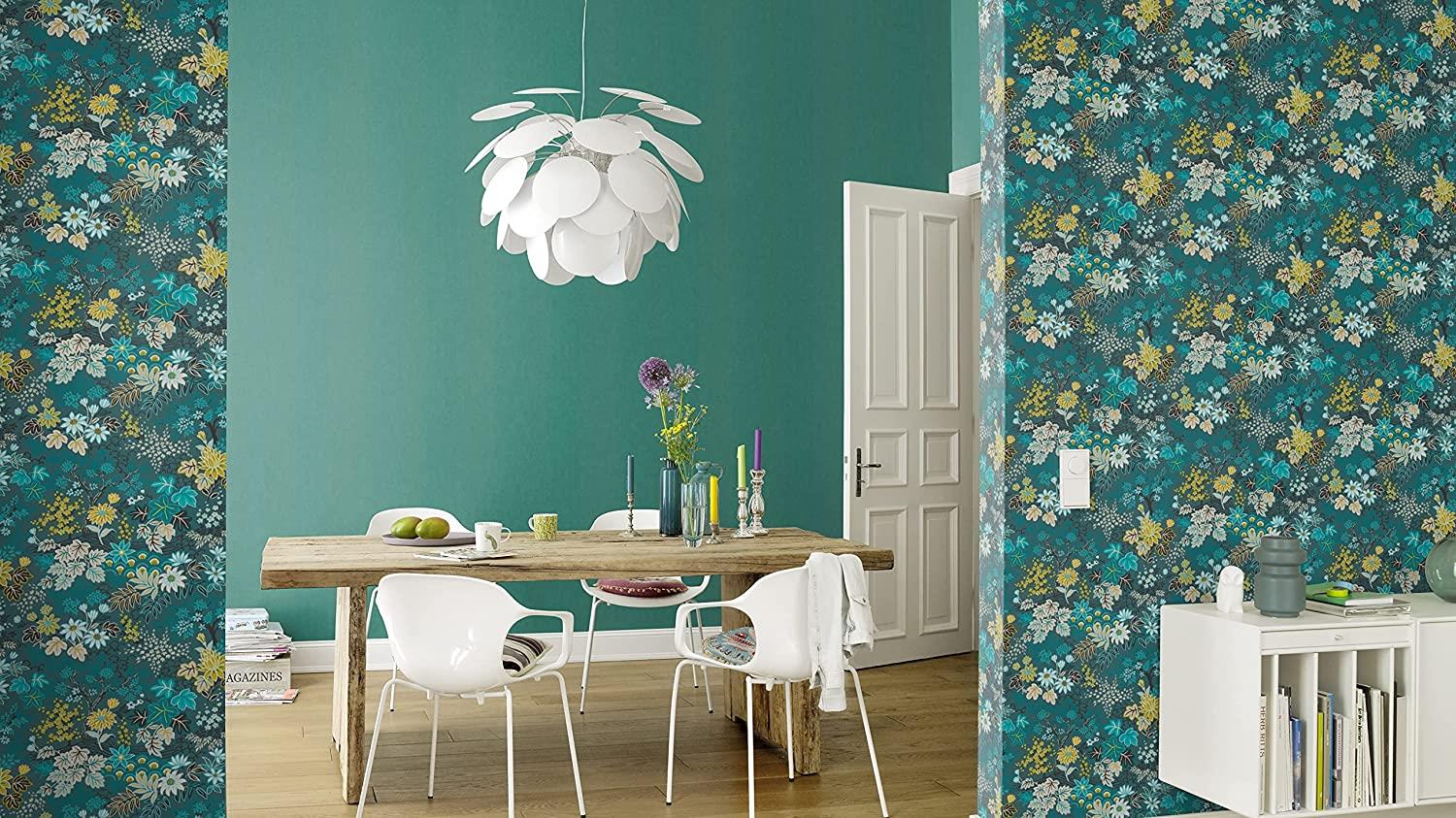 Woven Wallpaper Collection Rasch Wallpaper 553352 Colourful